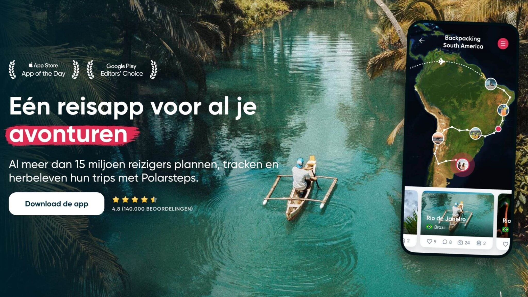 Polarsteps app gebruiken: 10-stappenplan + tips en uitleg